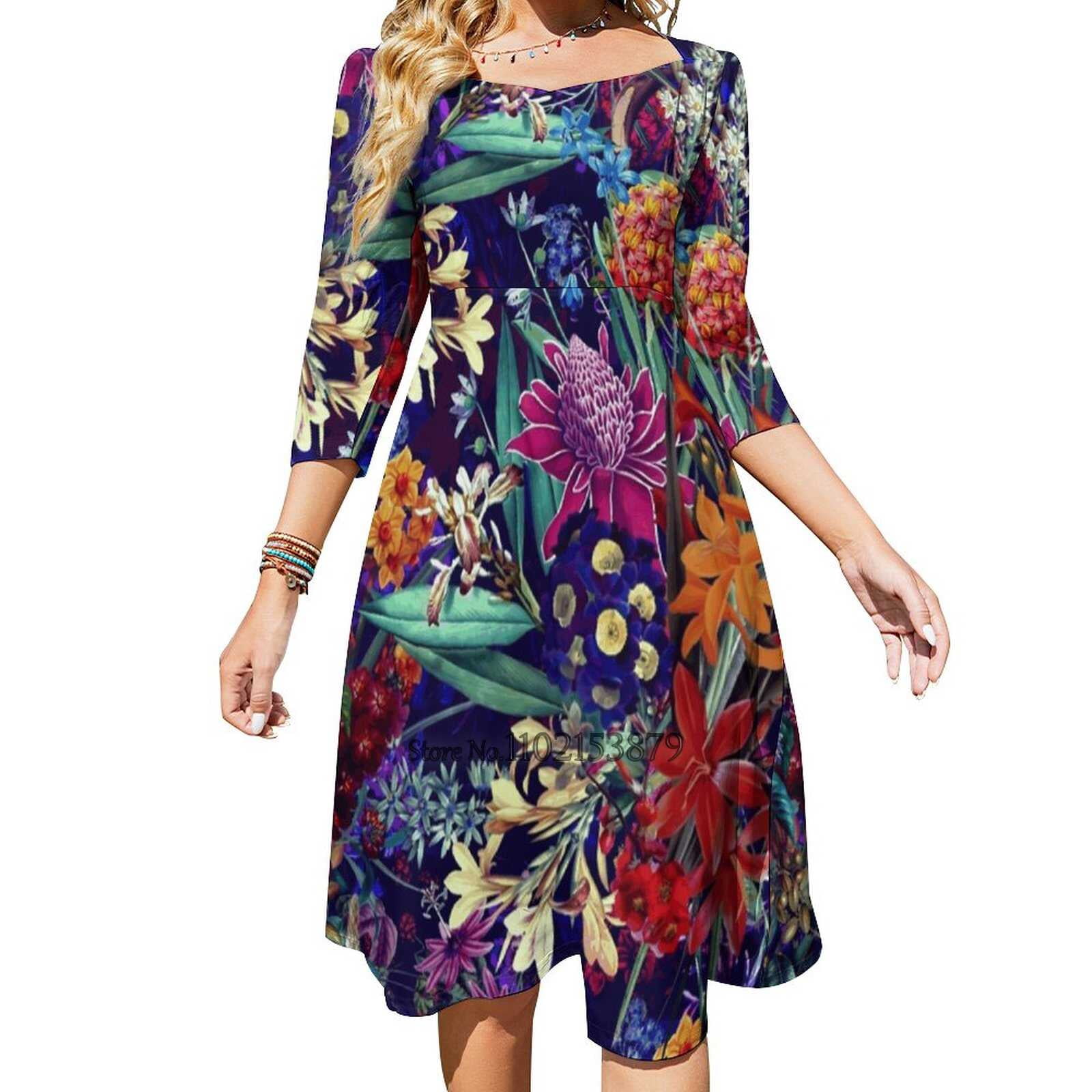 Future Nature Xiii Back Lacing Backless Dress Square Neck Dress Fashion ...