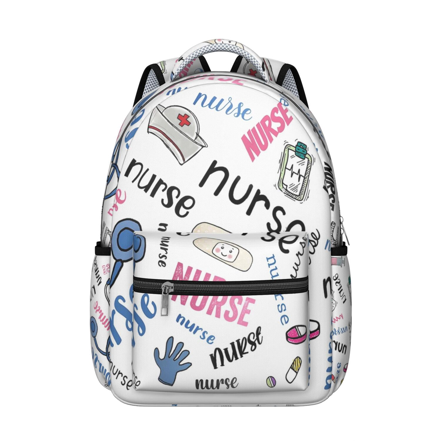 Future Nurse Students Backpack Cute and Funny Nursing Life School Bag ...