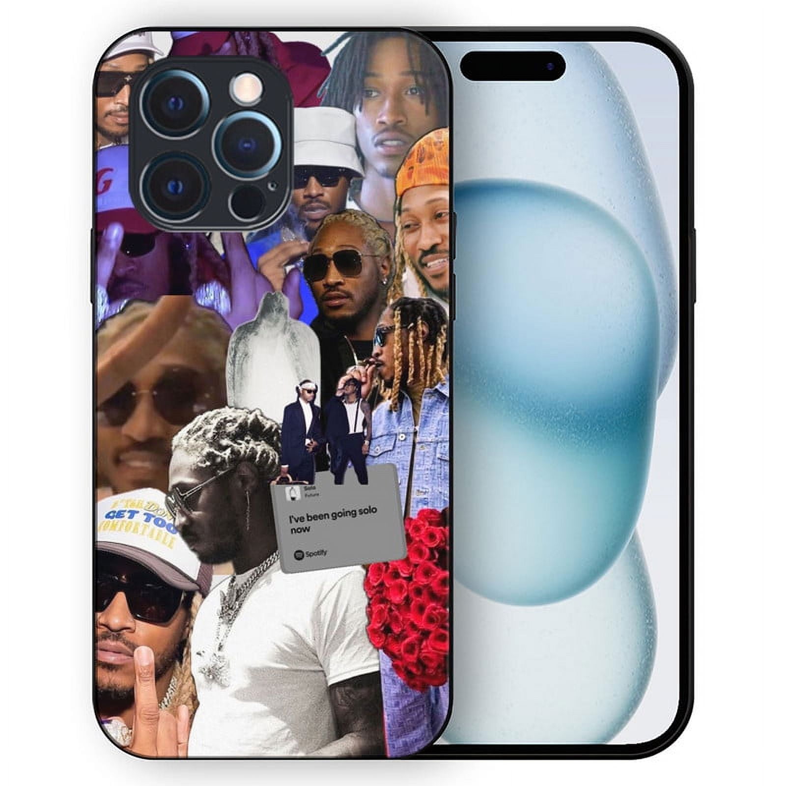 Future PLUTO Hendrix Fan Phone Case,featuring a collage-style print of Future PLUTO Hendrix,made ...