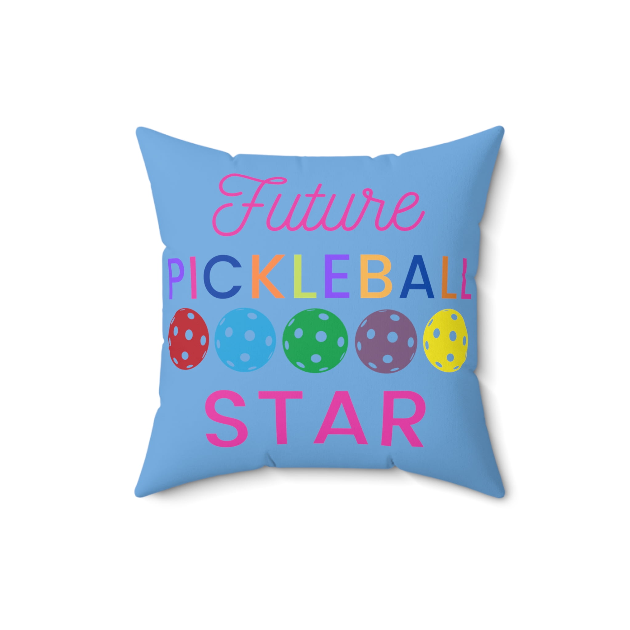 Future Pickleball Star Purple Background Decorative Pillow - Walmart.com