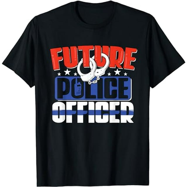 Future Police Officer Cop Policeman Law Enforcement Trainee T Shirt