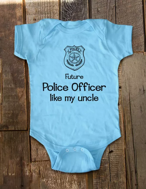 Future Police Officer Like My Daddy Aunt Uncle Daddy Grandpa Baby ...