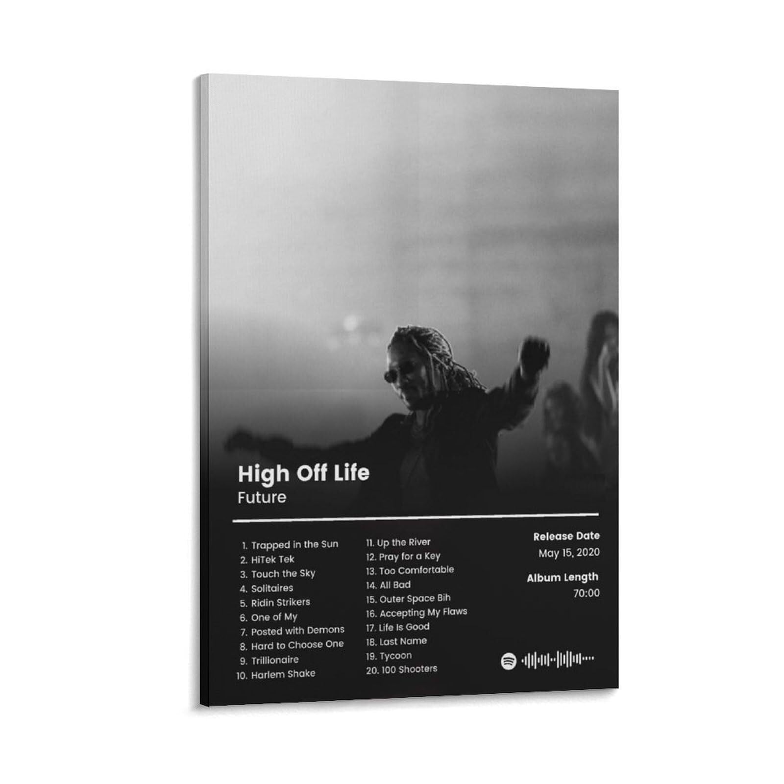 Future Poster High Off Life Album Cover Canvas Poster Print Music ...