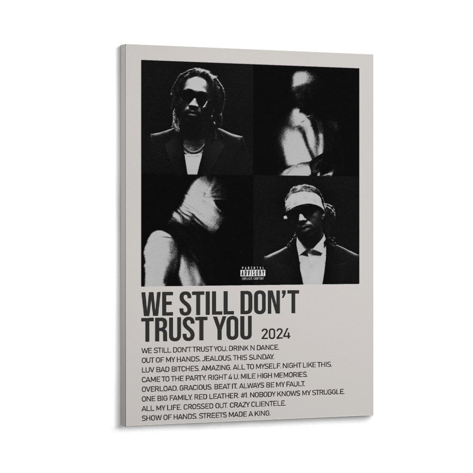 Future Poster Rapper Album Canvas Poster（4） Home Decor Poster Wall Art ...