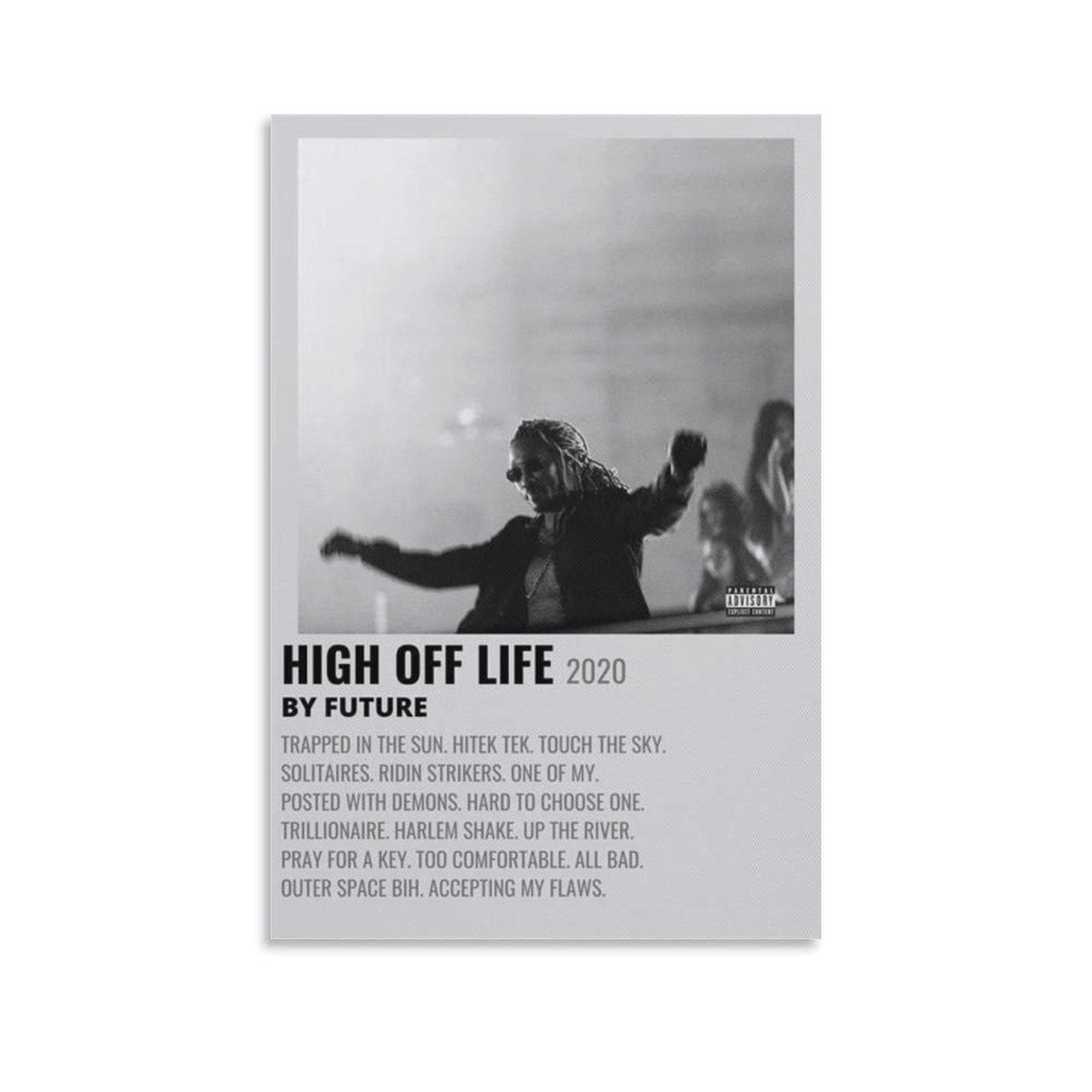 Future Poster Rapper Album Canvas Poster（8） Artworks Picture Print ...