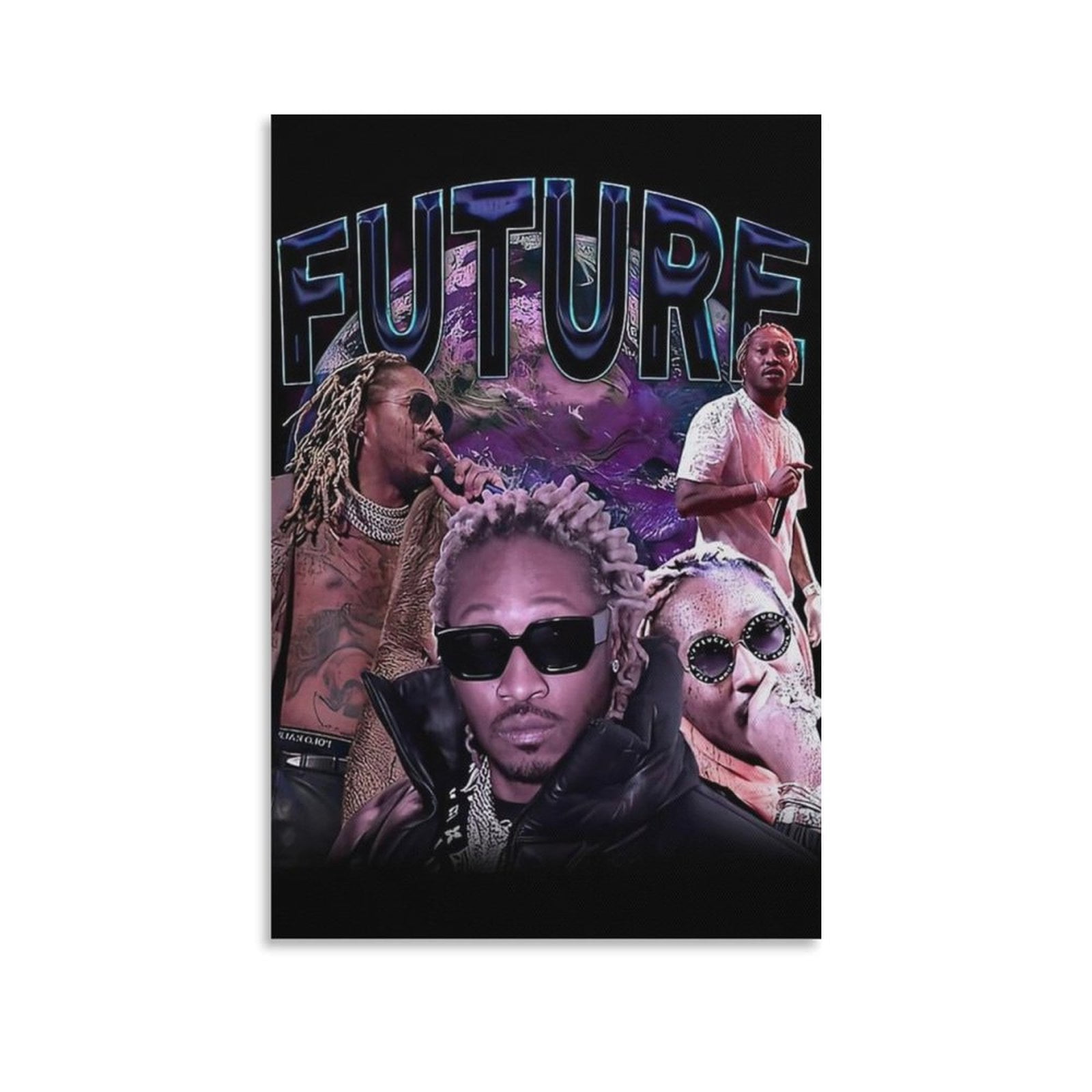 Future Poster Rapper Canvas Posters Print Photo Art Painting Canvas ...