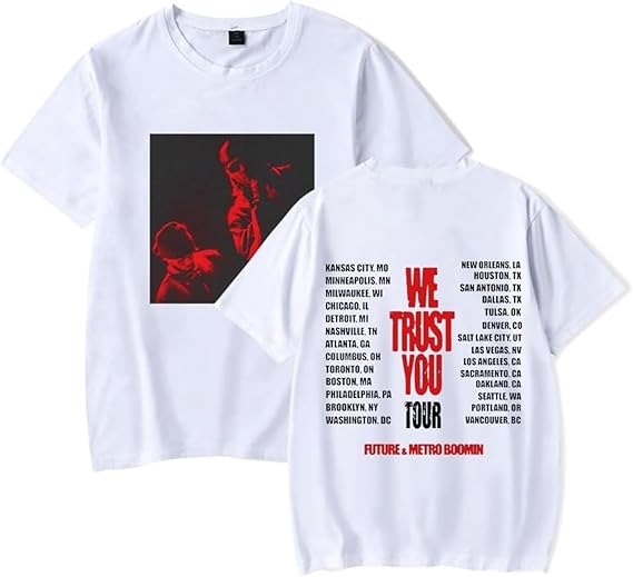 Future Rapper Merch We Don't Trust You 2024 Tour T-Shirts Hip Hop ...