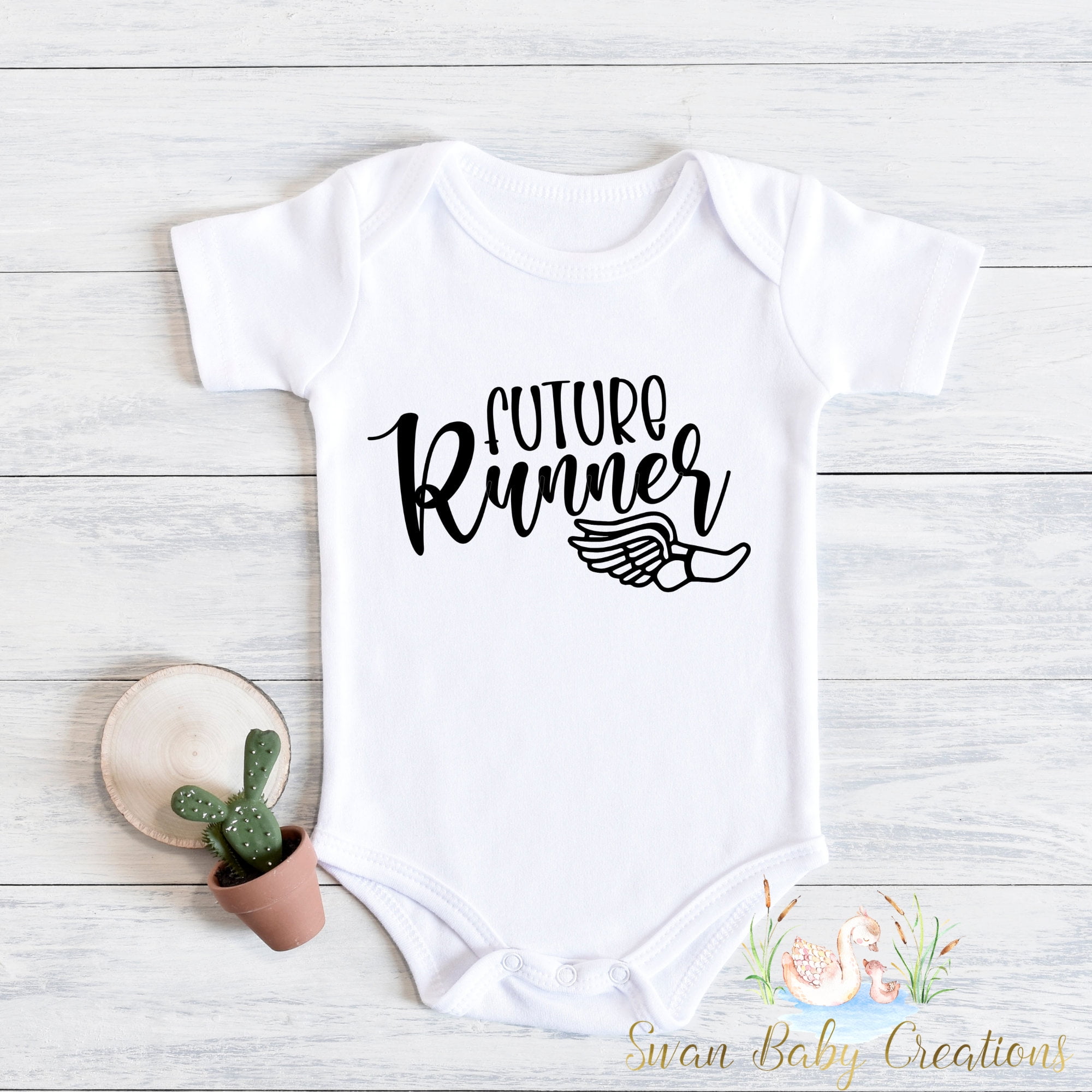 Future Runner , Baby Bodysuit, Baby Shower Gift, Unisex , Sports , Gender Neutral, Running ...