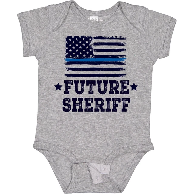 Future Sheriff Law Enforcement Baby Bodysuit Deputy Kids Childs Boys ...