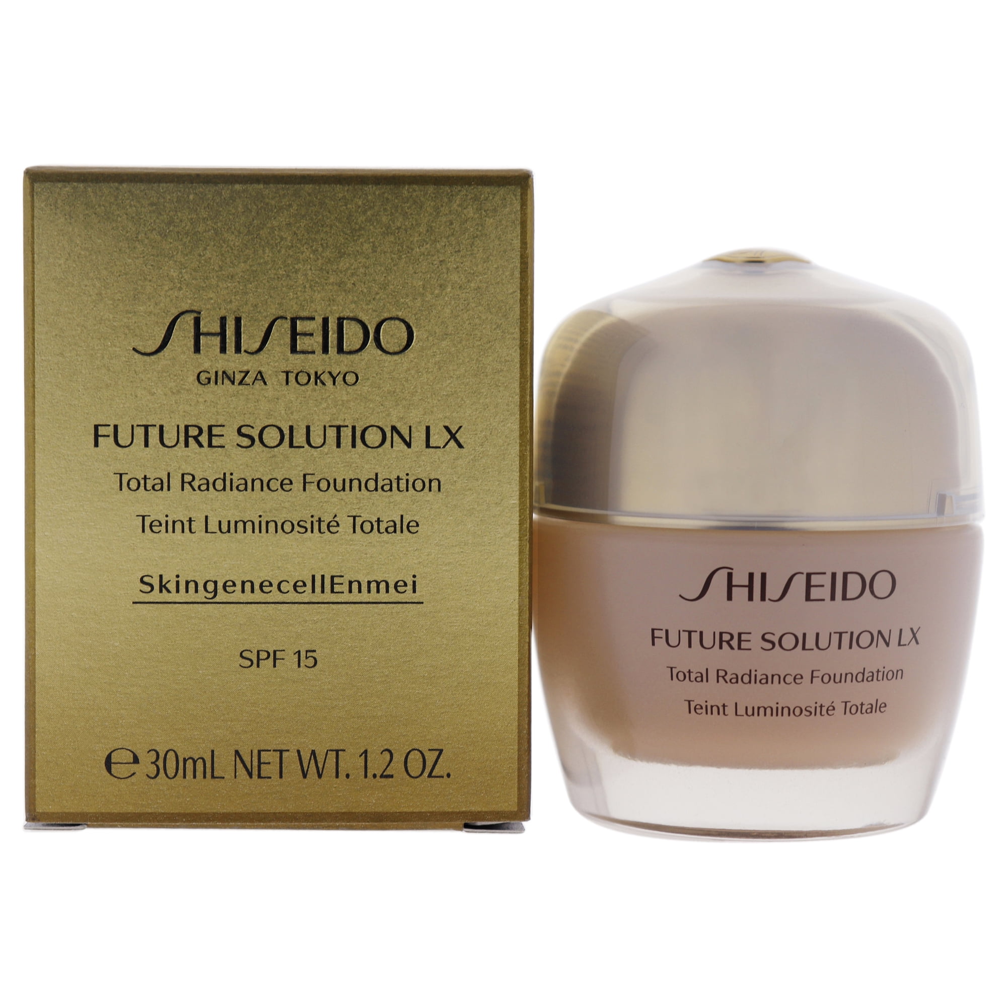 Future Solution LX Total Radiance Foundation SPF15 by Shiseido R4 / 1 fl.oz. 30ml - Walmart.com