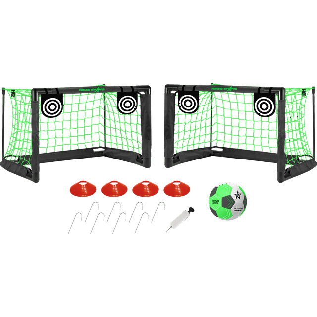 Future Stars Super-Star Soccer Game Set - 2 4ft Hybrid Soccer Goals ...