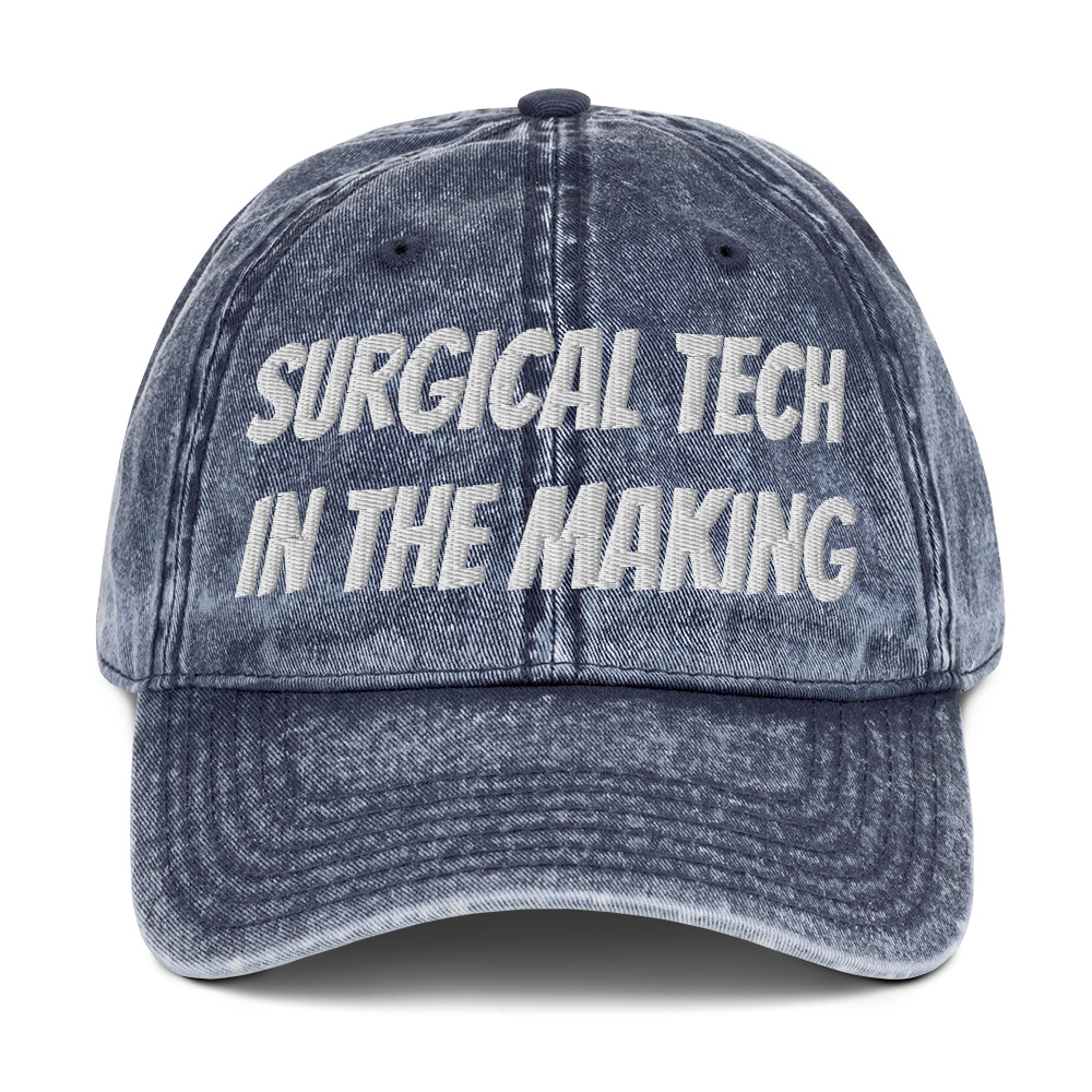 Future Surgical Tech Student Embroidered Vintage Cap, Surgical Tech In ...