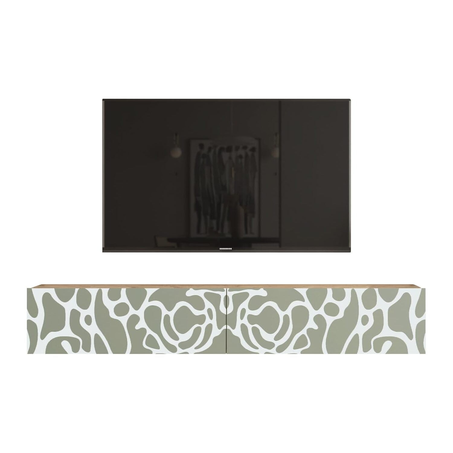 Future TV Unit UV Print 70" Floating Entertainment Center in Dubrovnik ...