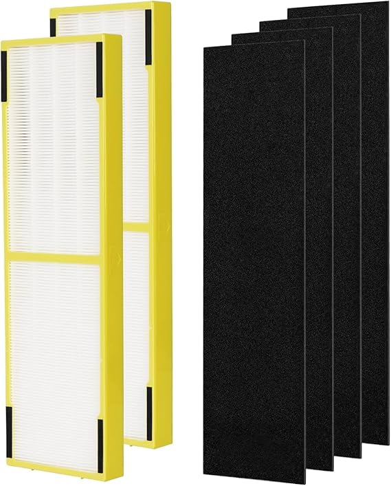 Future Way 2-Pack FLT4825 HEPA Filter B for Germguardian AC4825, AC4300 ...