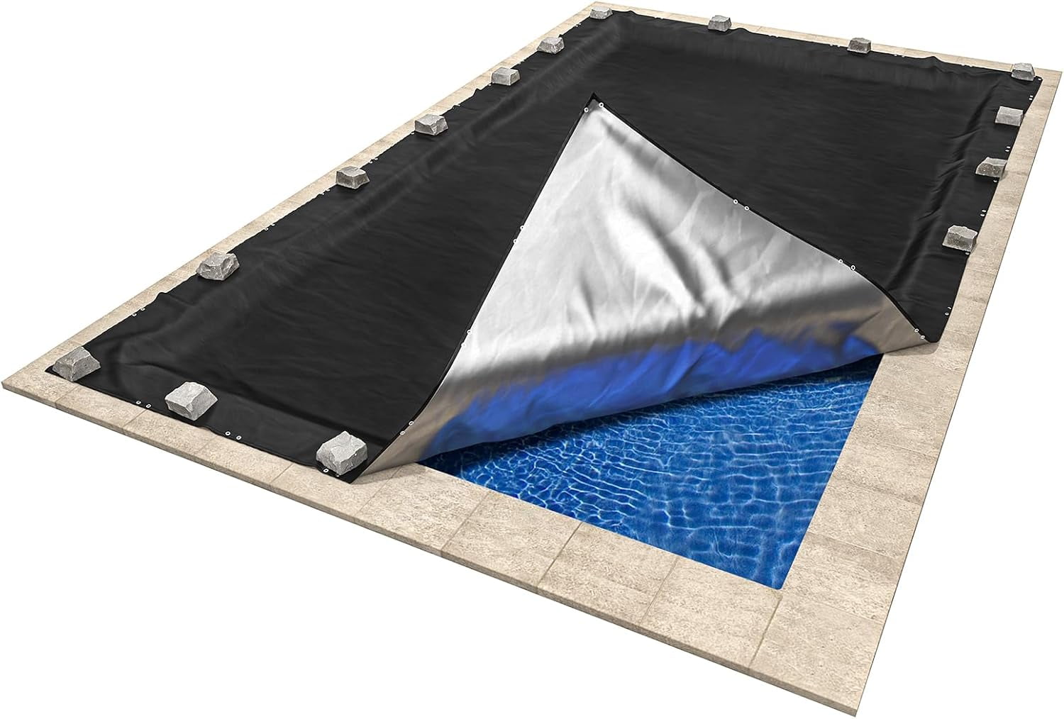 Future Way 20 x 40 FT Pool Covers for Inground Pools, Rectangular ...