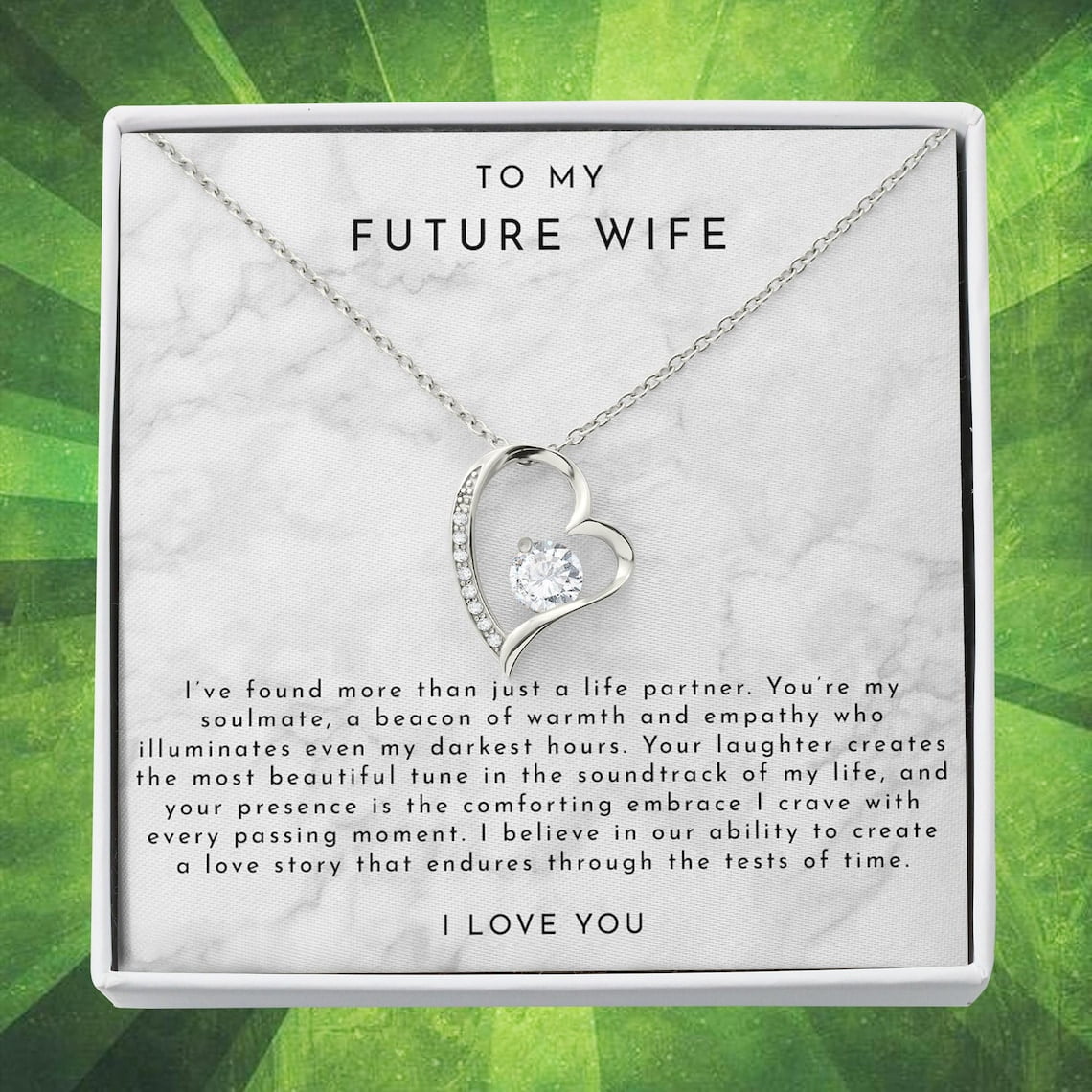 To My Future Wife Necklace, Anniversary, Birthdayfor Future Bride ...