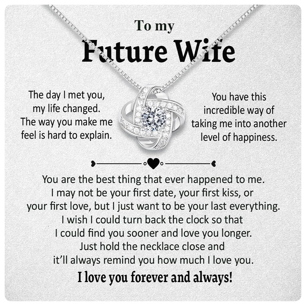 To My Future Wife Necklace With Heartfelt Message & Elegant Box ...