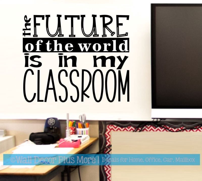 Future of Work In My Classroom School Wall Decor Sticker Teacher Art ...