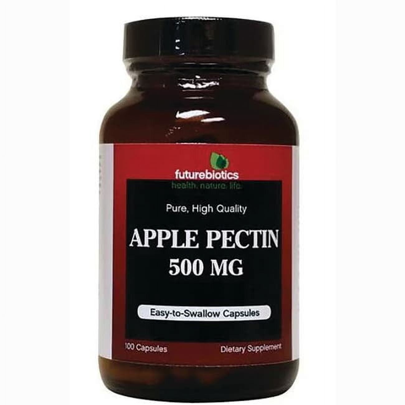 Futurebiotics Apple Pectin 500 mg, 100 Vegetarian Capsules - Walmart.com