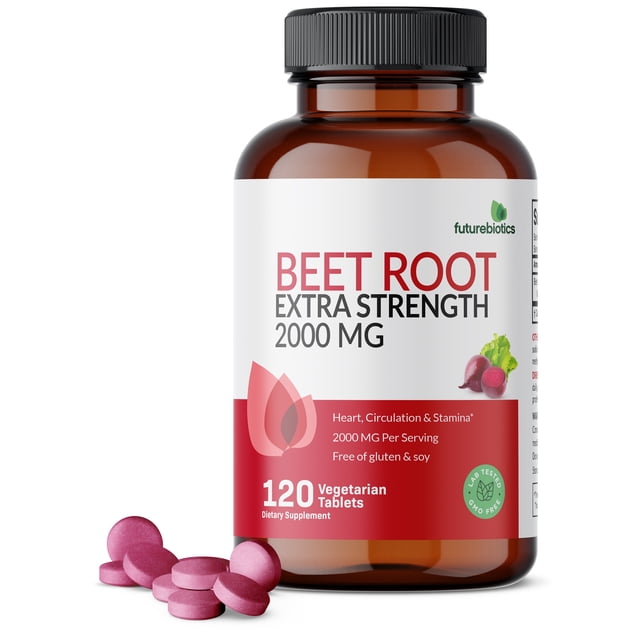 Futurebiotics Extra Strength Beet Root Supplement for Blood Pressure ...