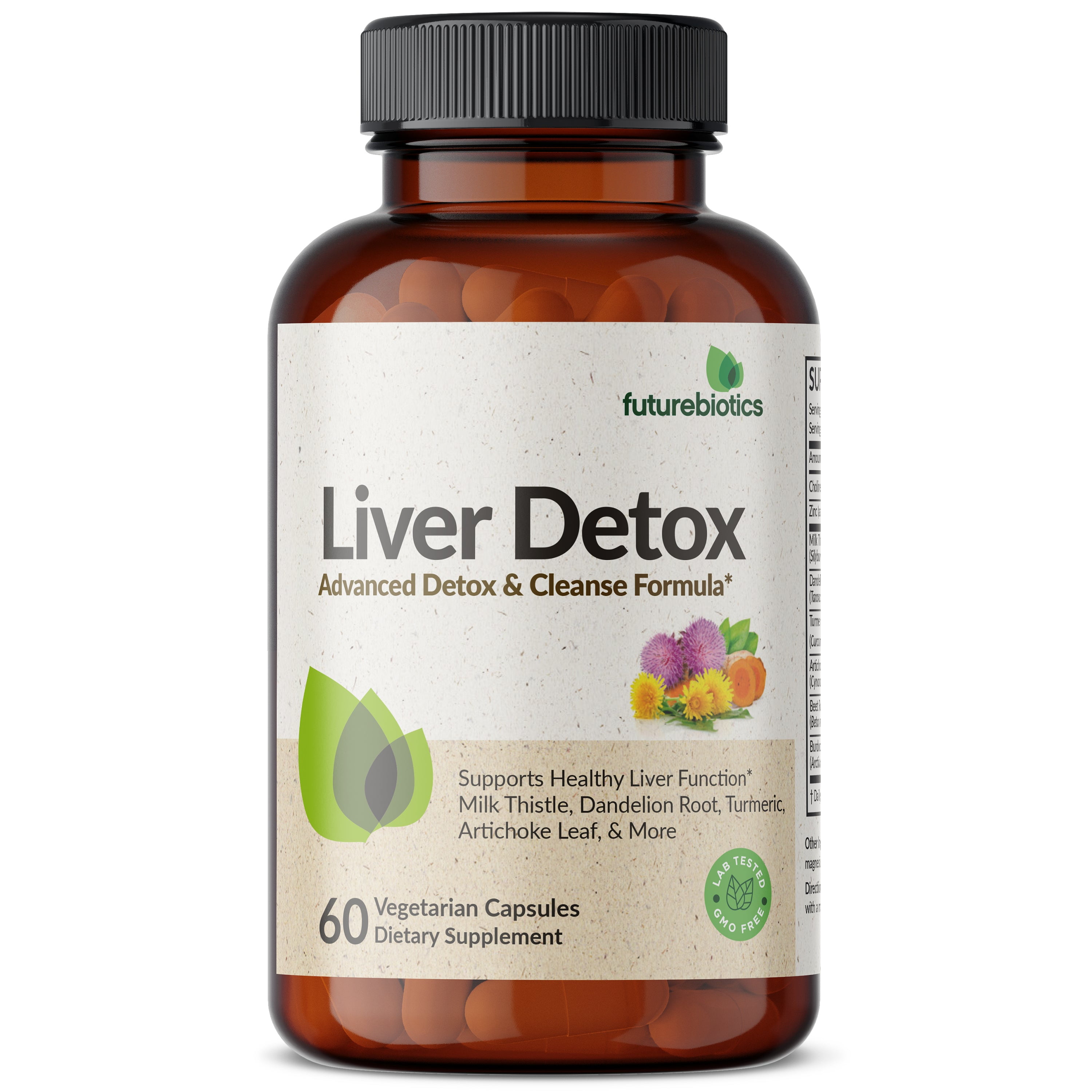 Futurebiotics Liver Detox Advanced Detox & Cleanse Formula Supports ...