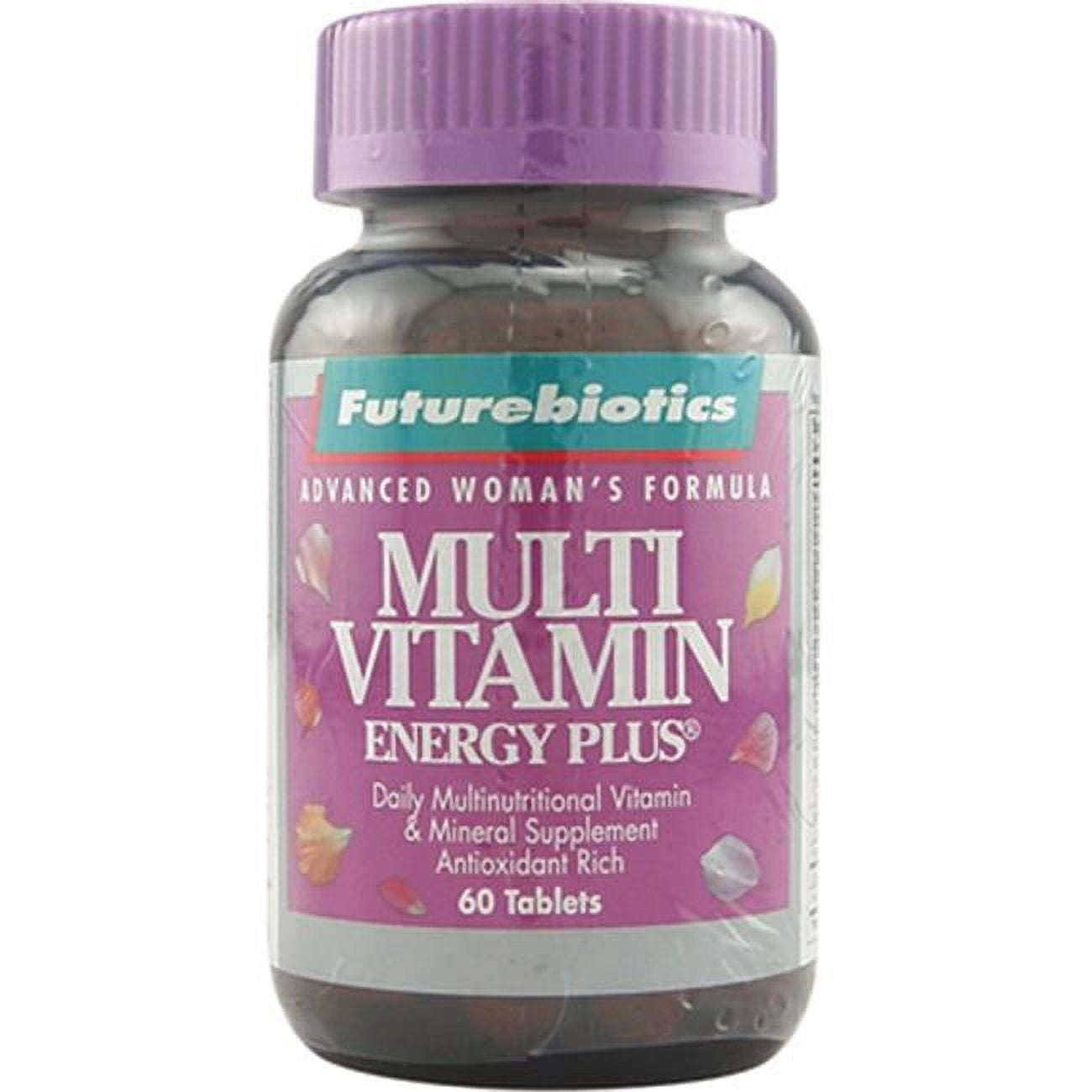 Futurebiotics Multi Vitamin Energy Plus Advanced Women's Formula 60 ...