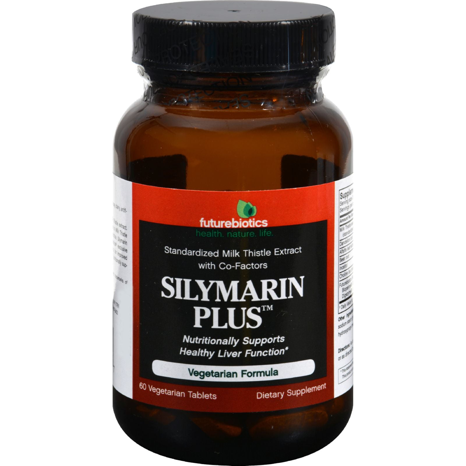 Futurebiotics Silymarin Plus Liver Support, 60 Vegetarian Tablets ...