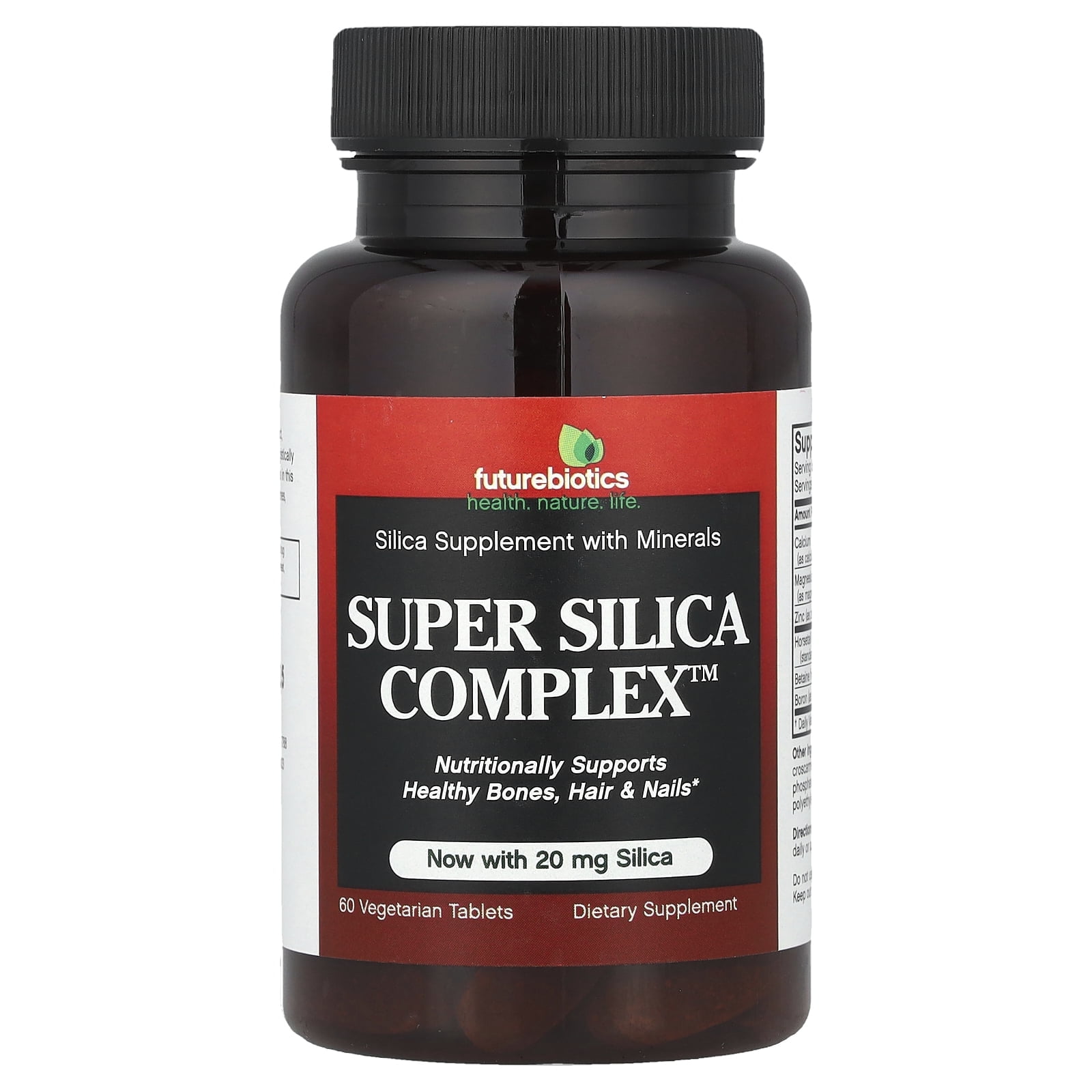 Futurebiotics Super Silica Complex, 60 Vegetarian Tablets for Healthy ...