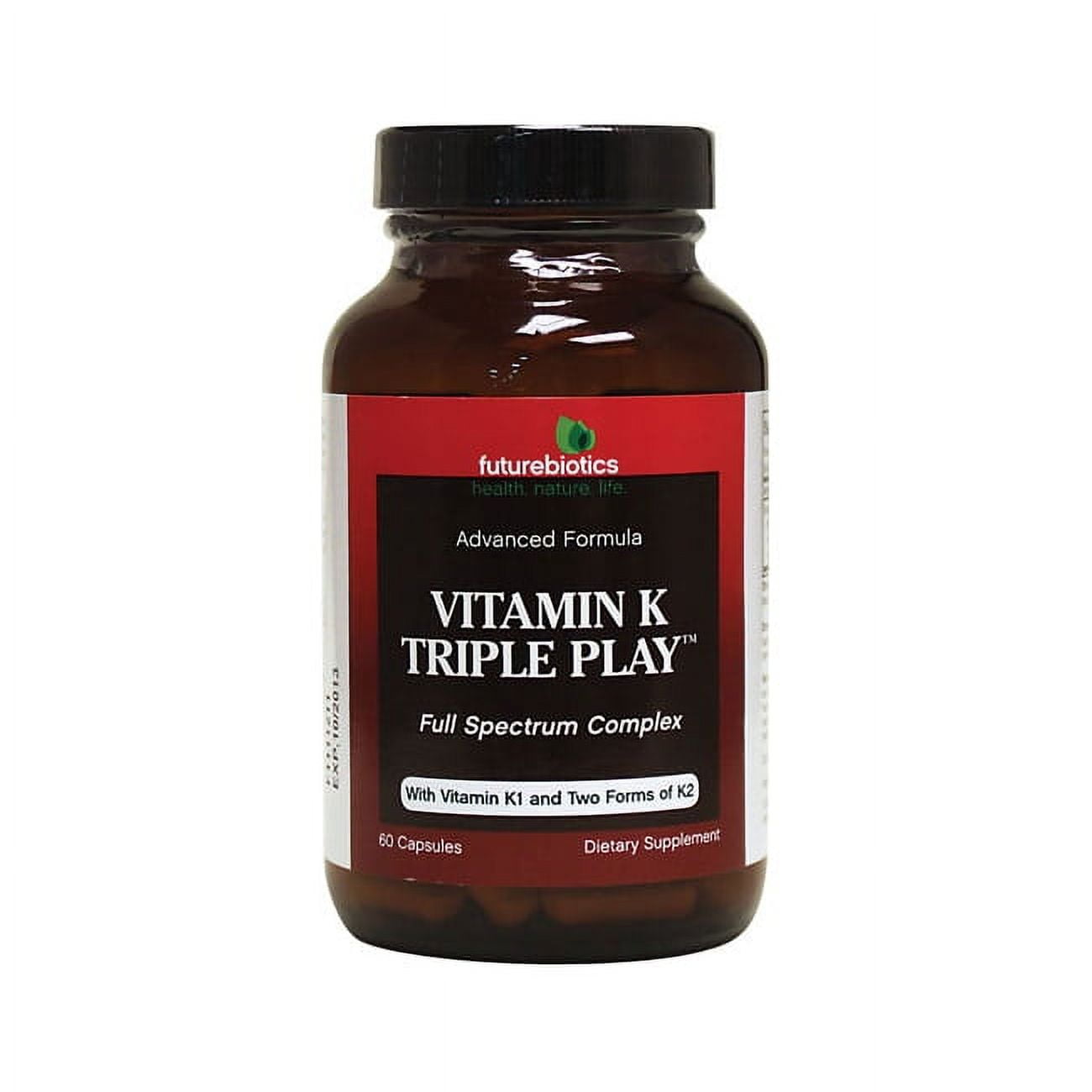 Futurebiotics Full Spectrum Vitamin K Complex Supplement for Bone ...