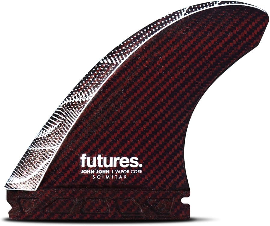 Futures Fins JJF Scimitar Vapor Core Thruster Fin Set - Large - Red ...