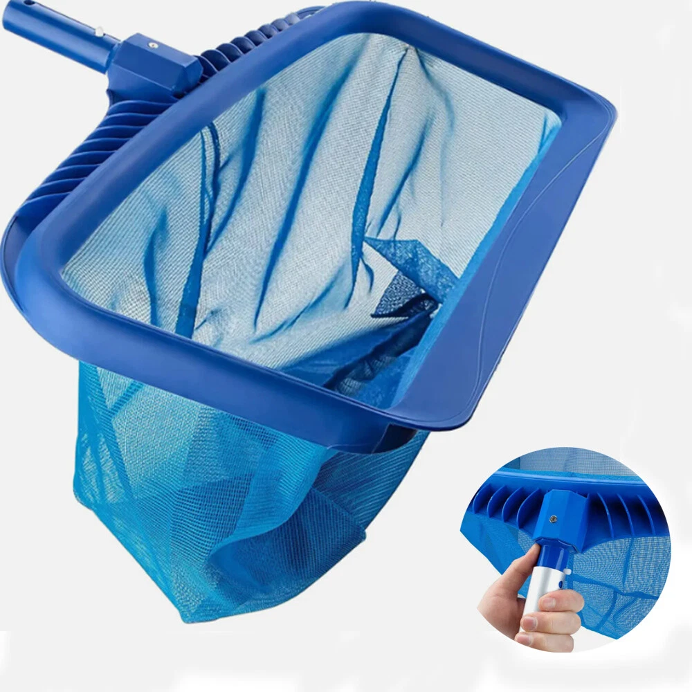 Futurise Heavy Duty Pool Skimmer Leaf Rake Net Scooper, Cleaning ...
