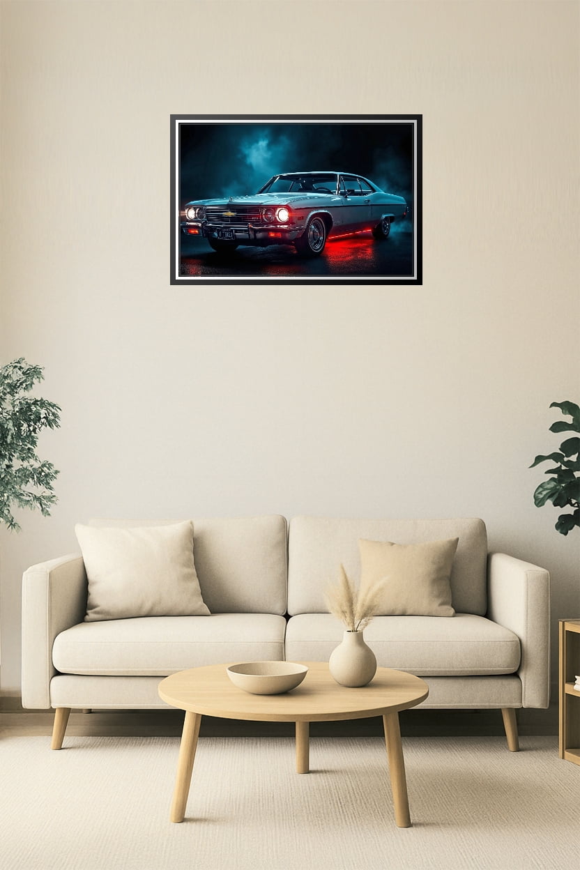 Futuristic Chevy Impala Poster – Supernatural Sci-Fi Night Edition ...
