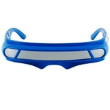 Futuristic Cyclops Shield Colored Mirror Mono Lens Sunglasses - Walmart.com