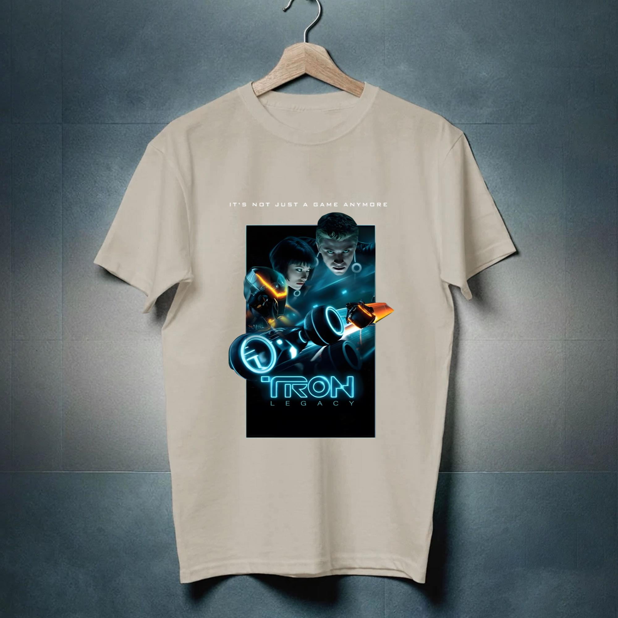 Futuristic Digital Adventure Movie Poster Graphic Tee, Retro Sci-Fi ...