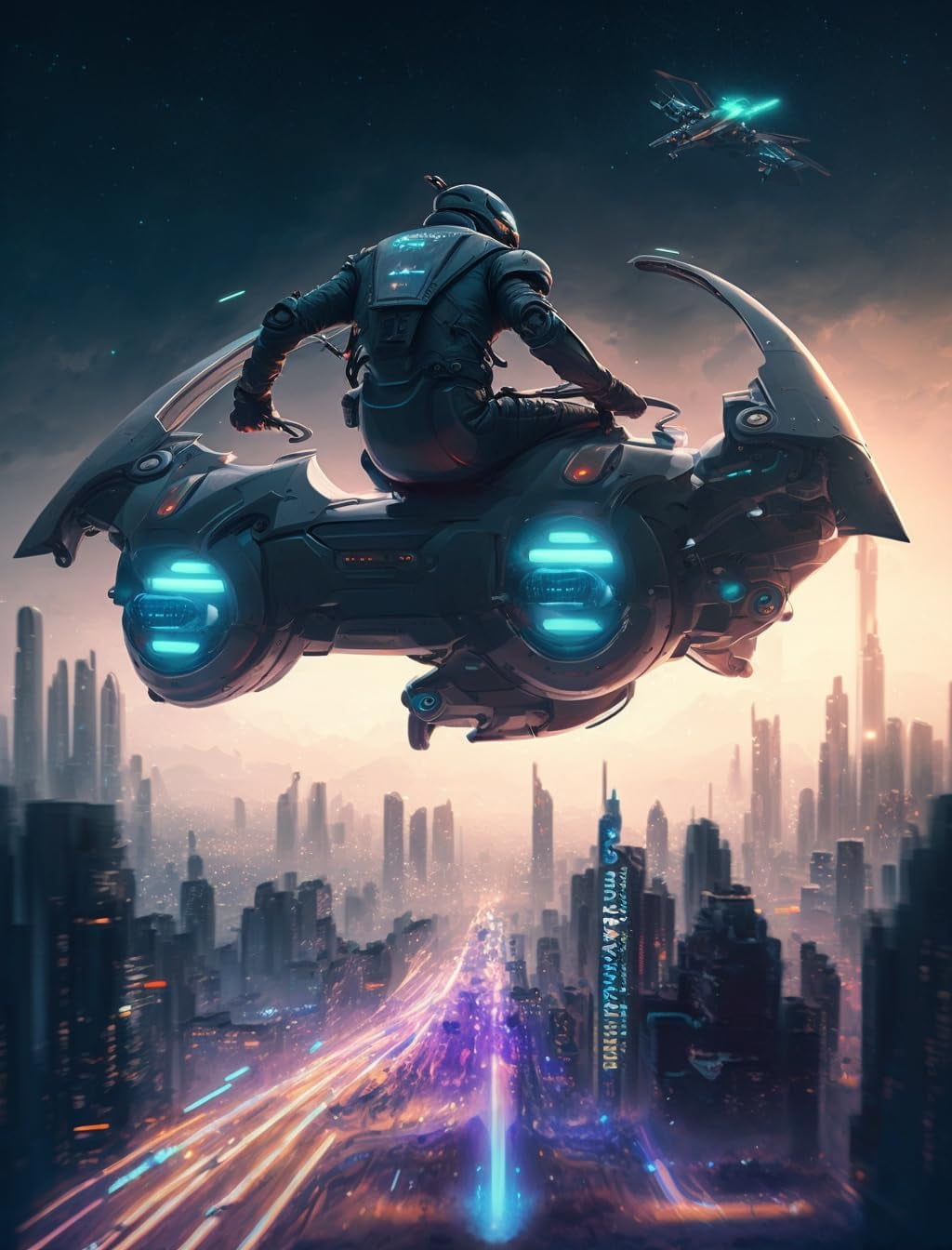 Futuristic Hoverbike 300 Pieces Puzzle for Adults Educational ...