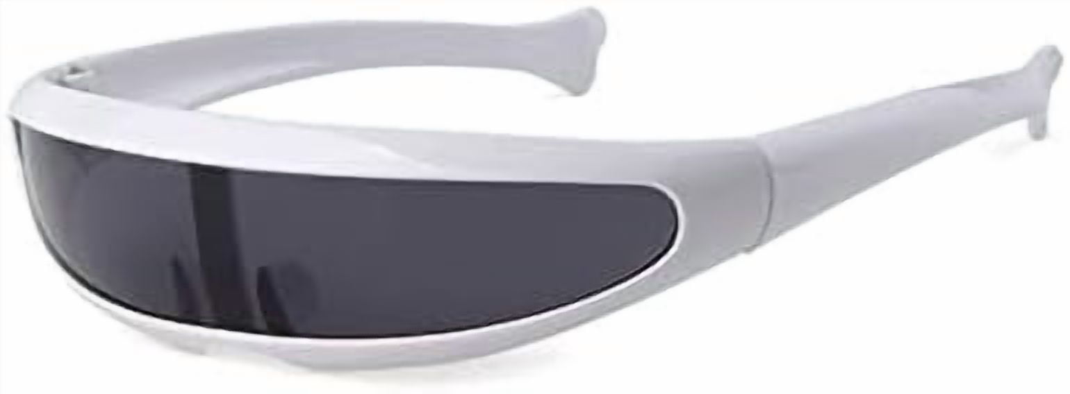 Futuristic Narrow Sunglasses Robot Space Rave Futuristic Glasses ...
