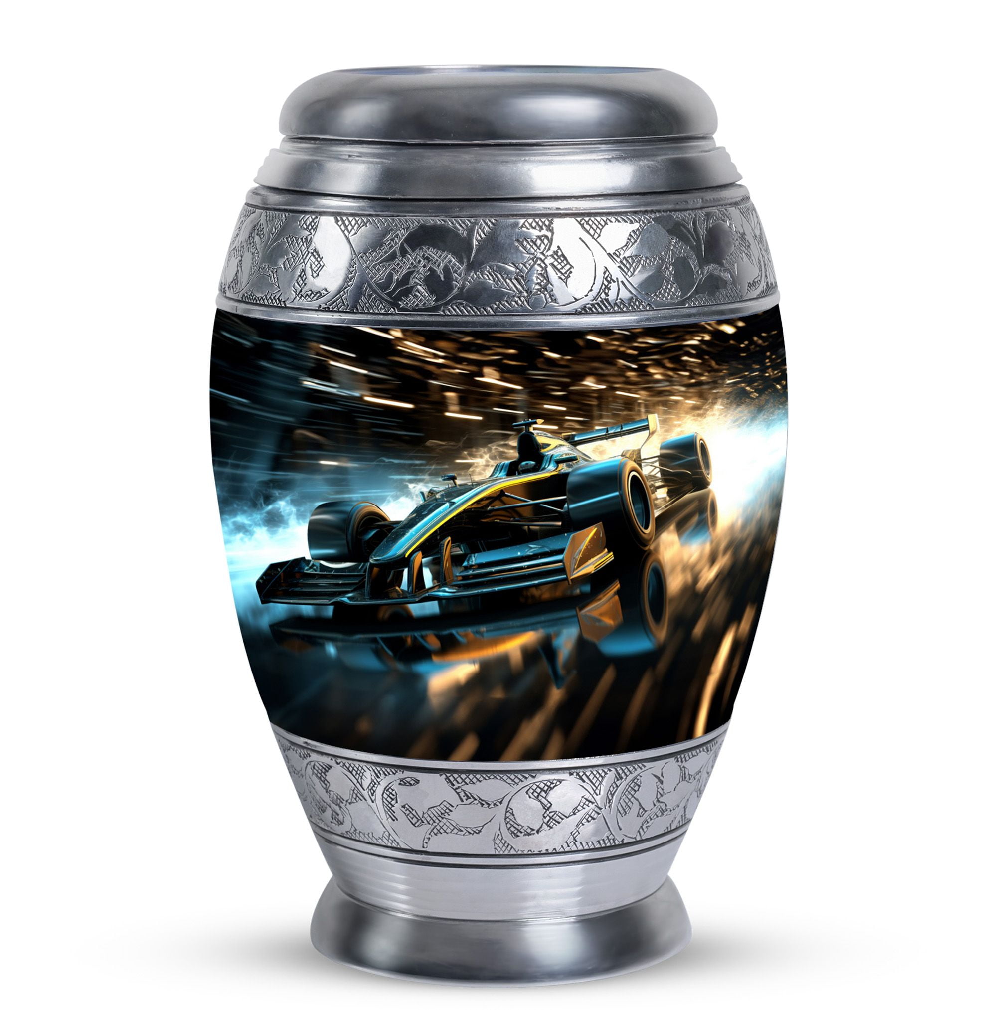 Futuristic Racing Car Urn For Human Ashes Adult Woman - Burial Urns For ...