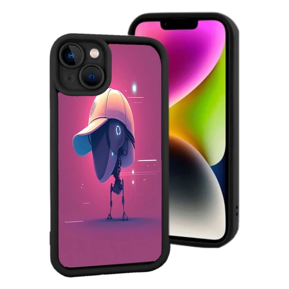 Futuristic Robot Design iPhone 15 Case - Lightweight Yellowing ...