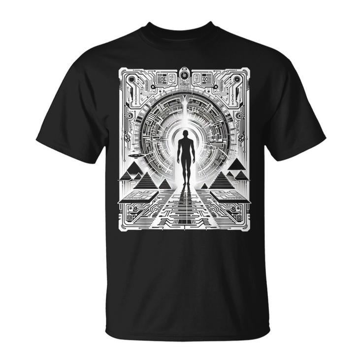 Futuristic Sci-Fi With Ancient Elements T-Shirt, Retro Futuristic ...