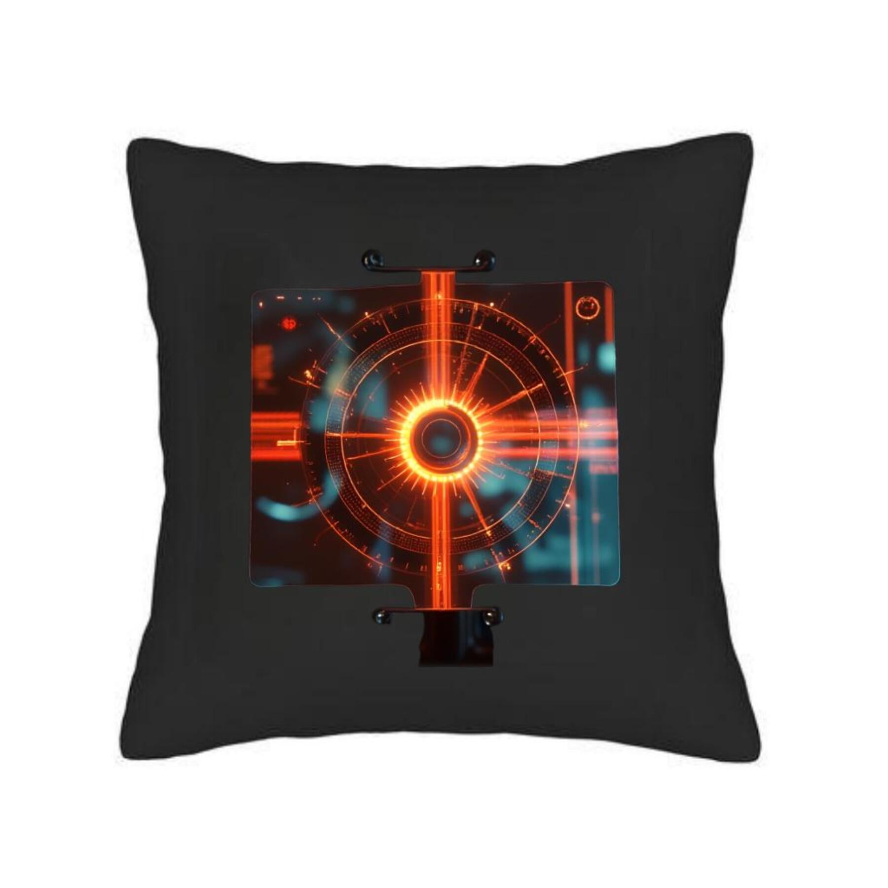 Futuristic Sci - Fi Throw Pillow Covers 18x18 Set of 2 - Black ...