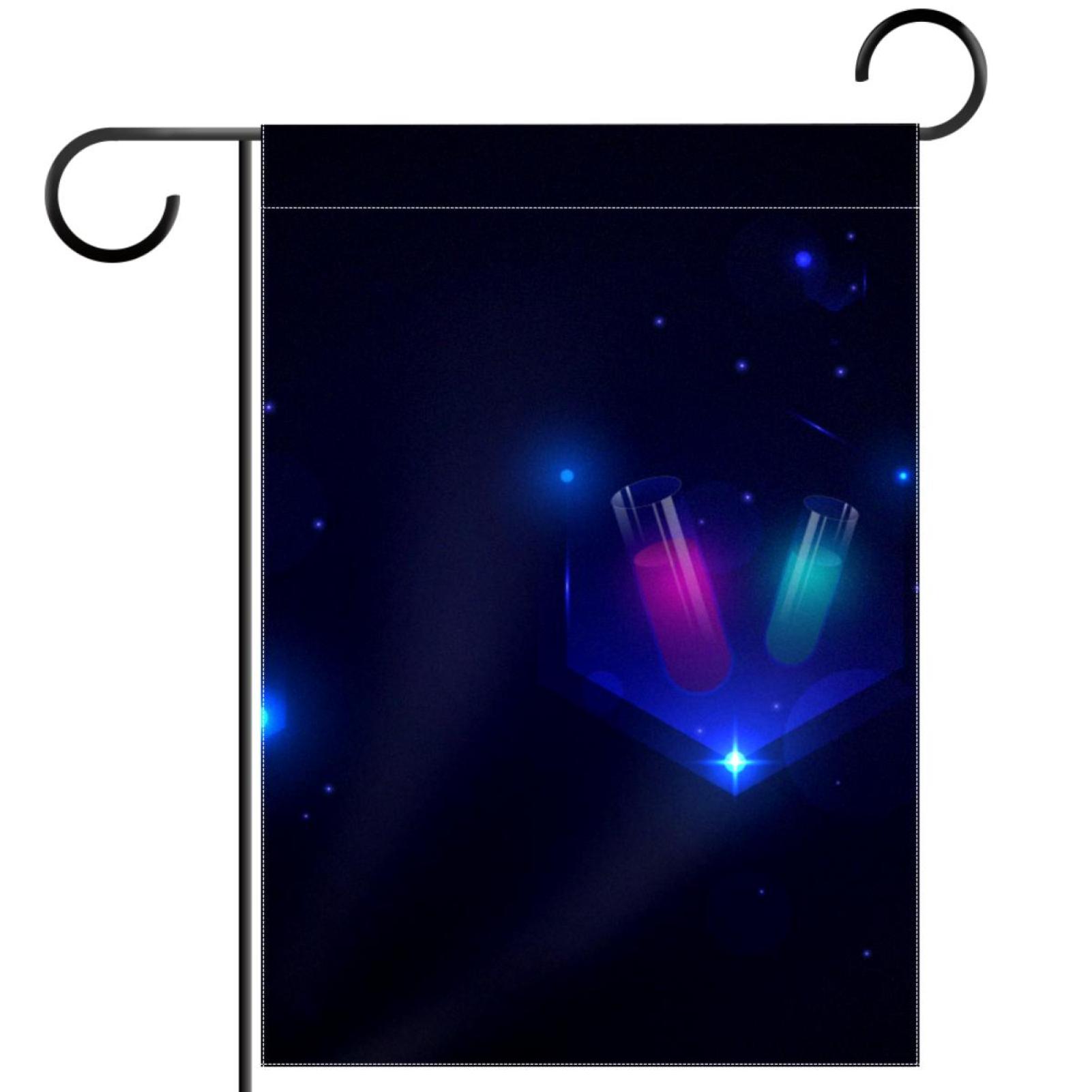 Futuristic Science Lab Pattern Garden Banners: Outdoor Flags for All ...