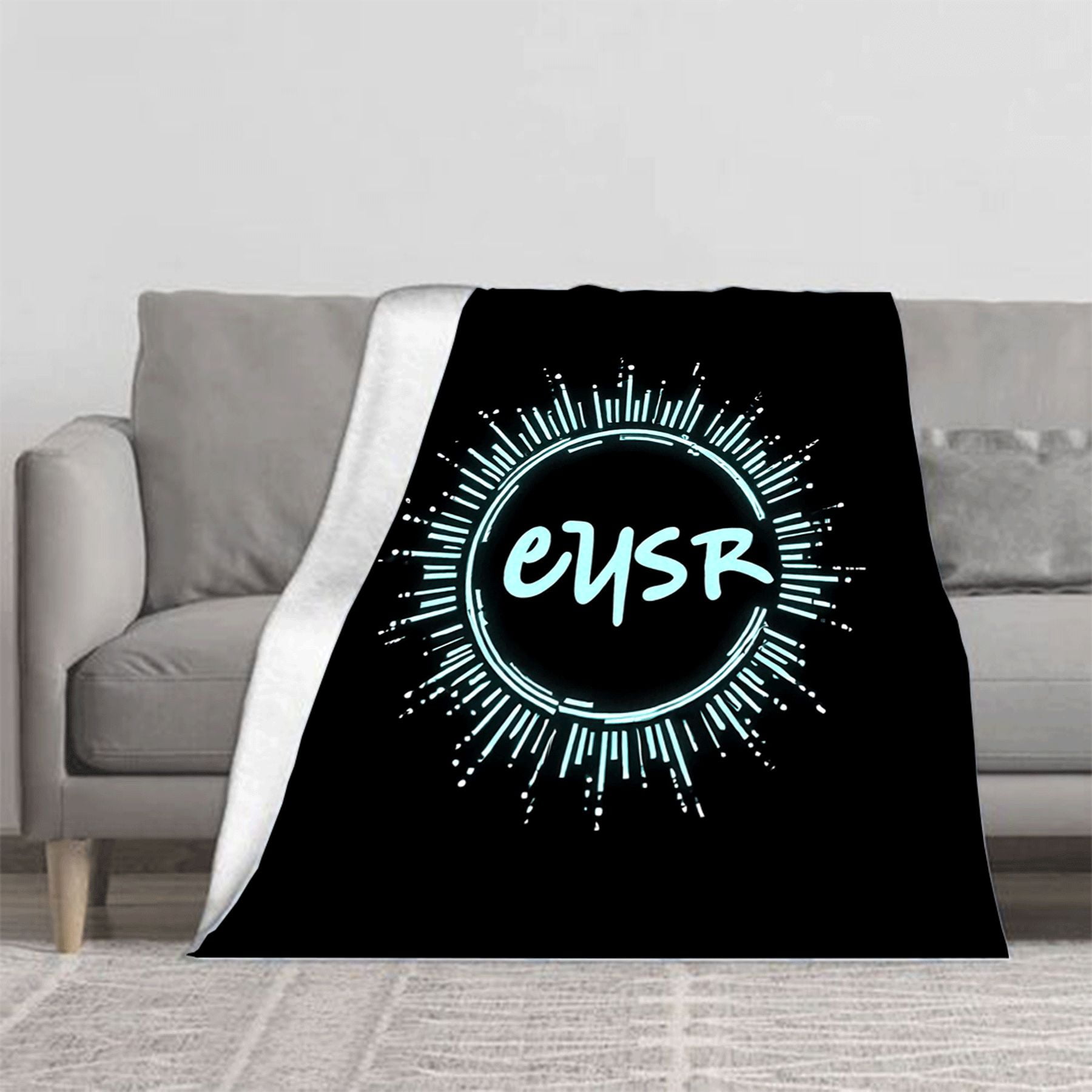 Futuristic Soft Flannel Blanket - Cozy Warm Design for Sofa Travel ...