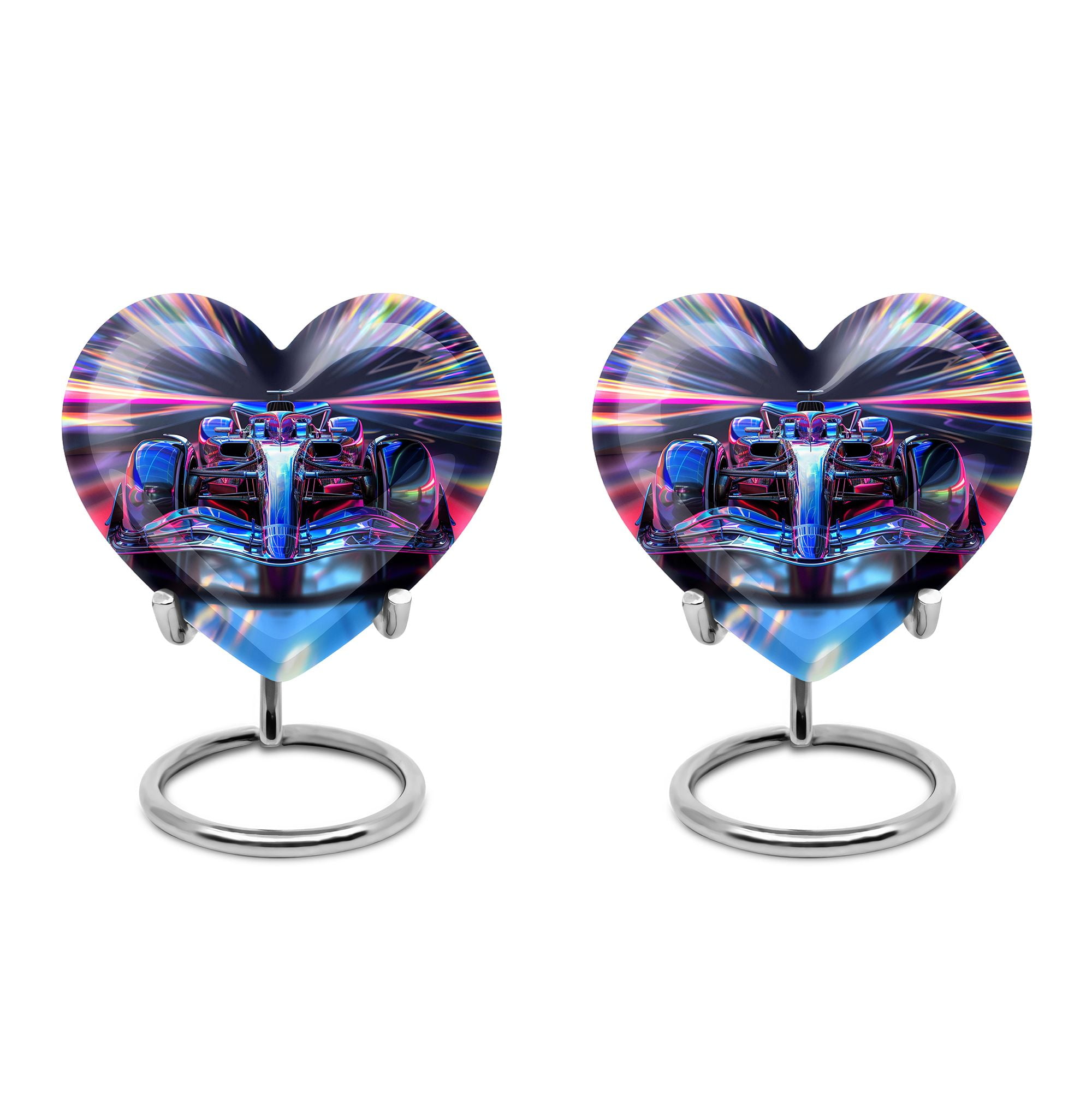 Futuristic Speed Light Streaks Car - Mini Heart Urns For Human Ashes ...