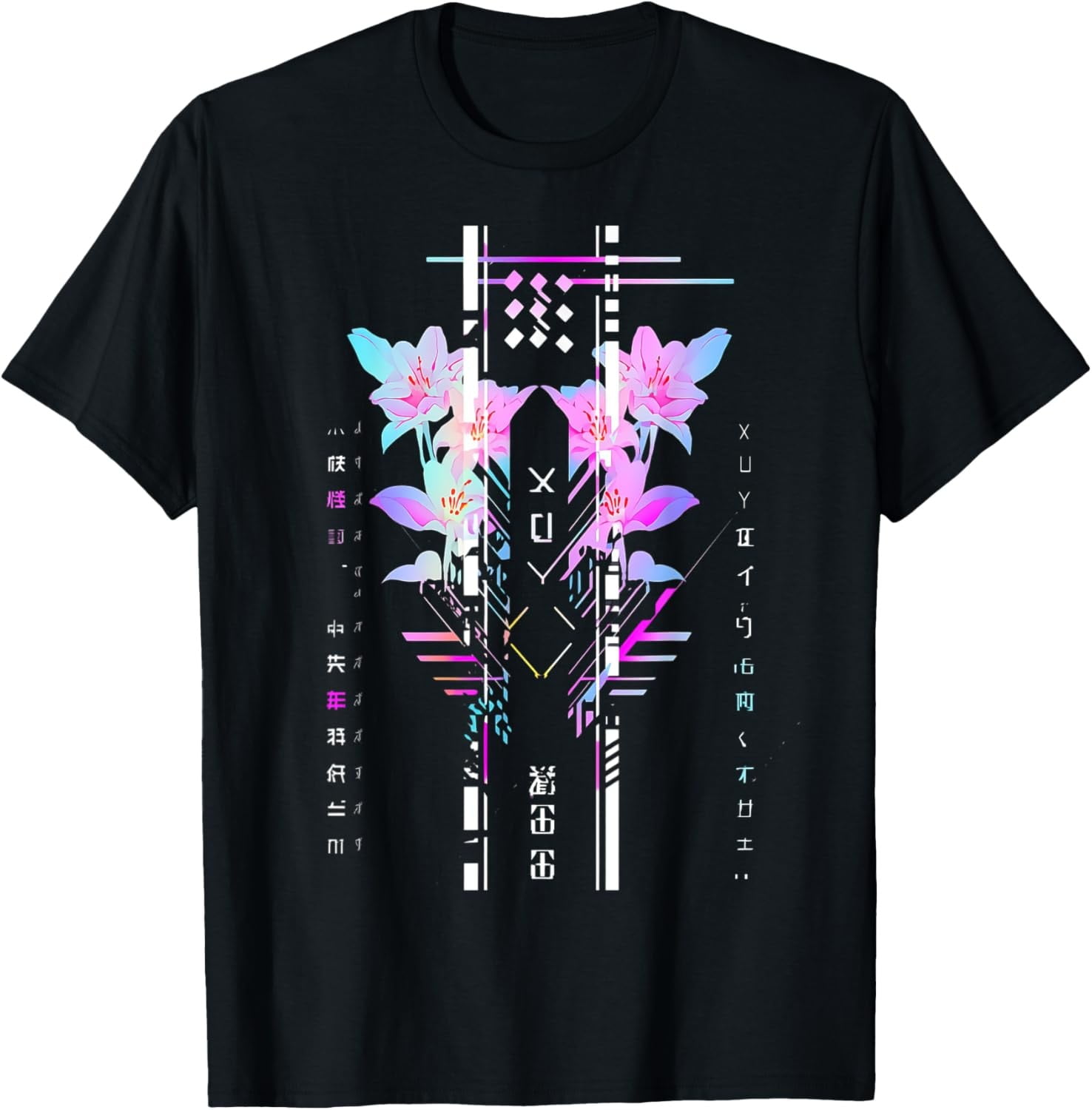 Futuristic Techwear Japanese Cyberpunk | Harajuku Streetwear T-Shirt ...