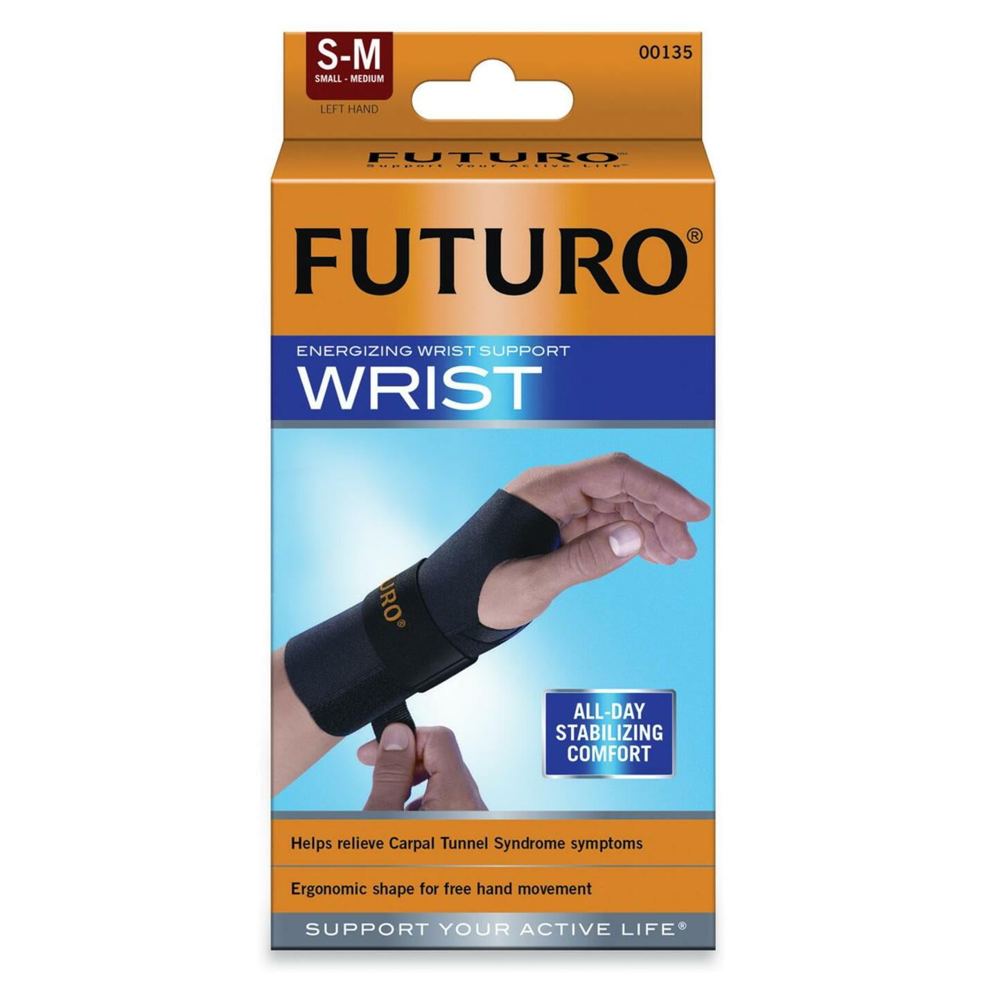 Futuro Left Hand Small/Medium Wrist Support HSA/FSA Eligible - Walmart.com