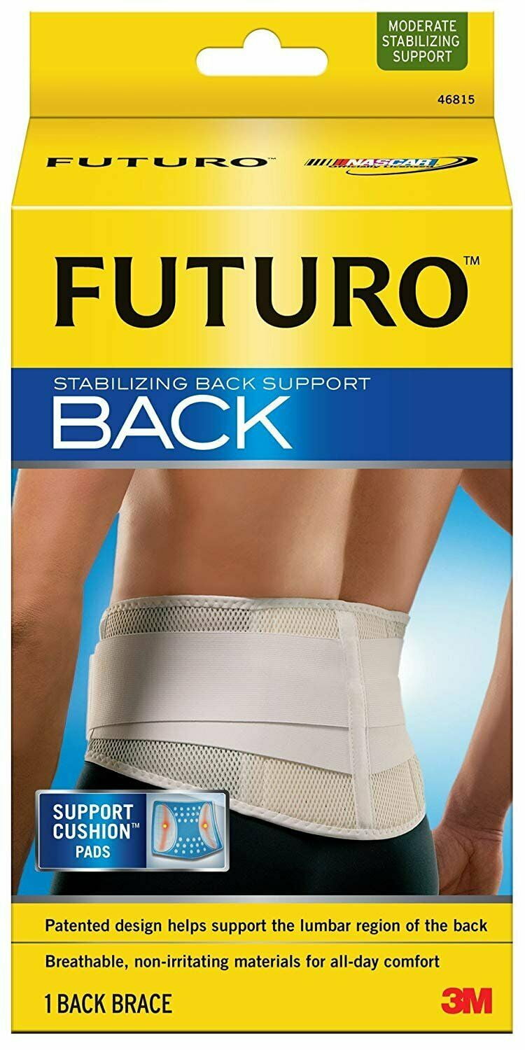 Futuro Moderate Stabilizing Back Brace Support Cushion Pad, Small-Med ...