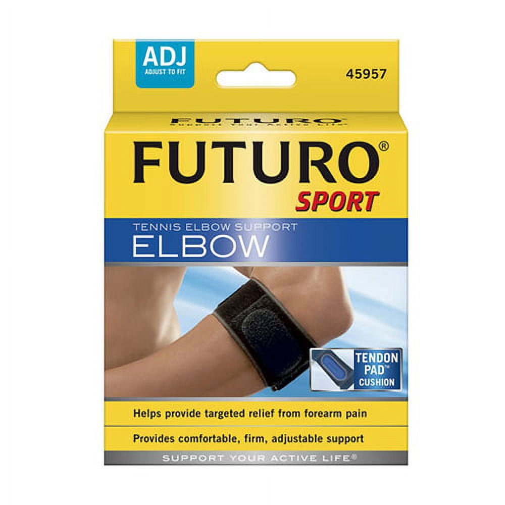 FUTURO Elbow Sport Tennis Support, Black - Walmart.com