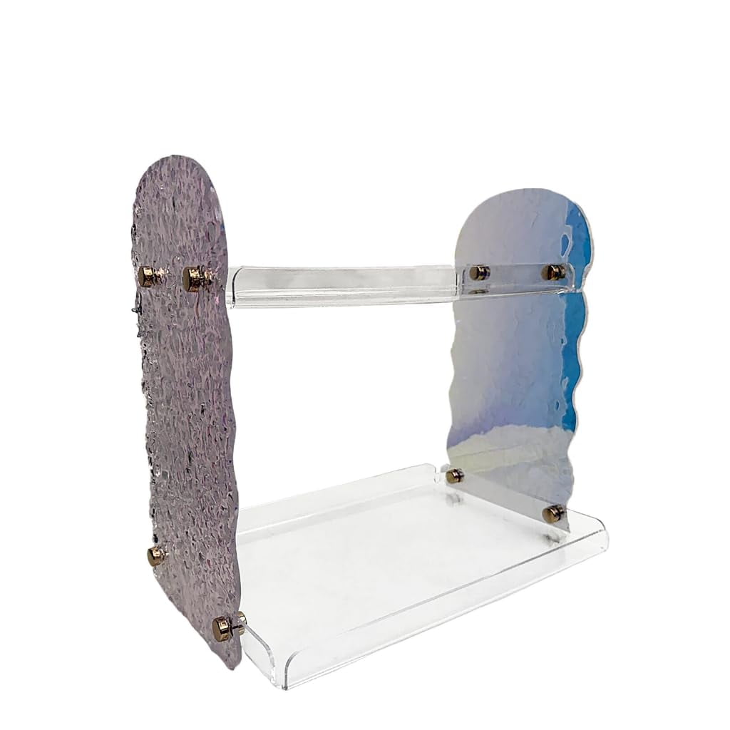 Futurolla Double-Layer Acrylic Organizer with Iridescent Finish ...