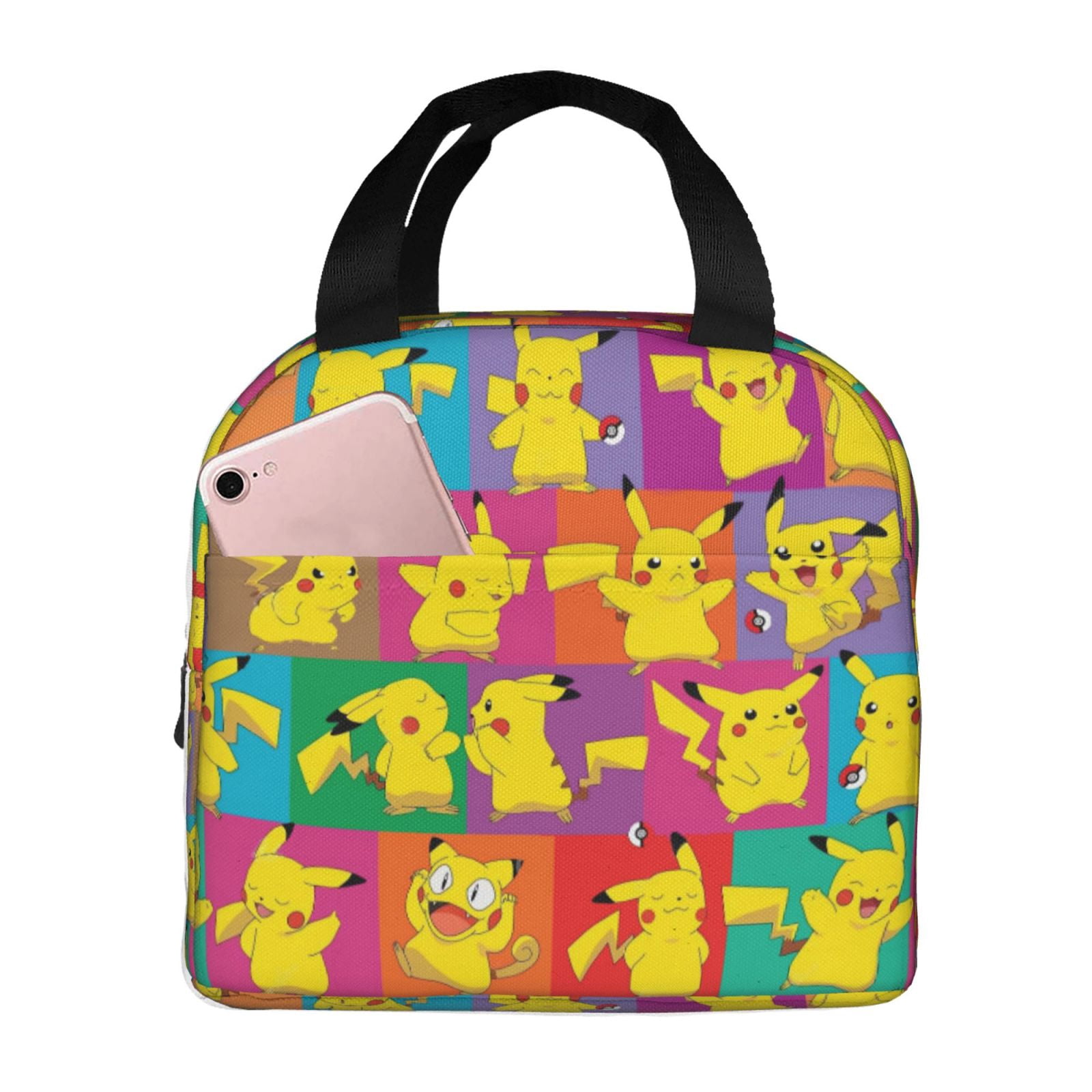 Fuuny Pokemon-Pikachu Lunch Bag for Women,Insulated Lunch Bag For Women ...