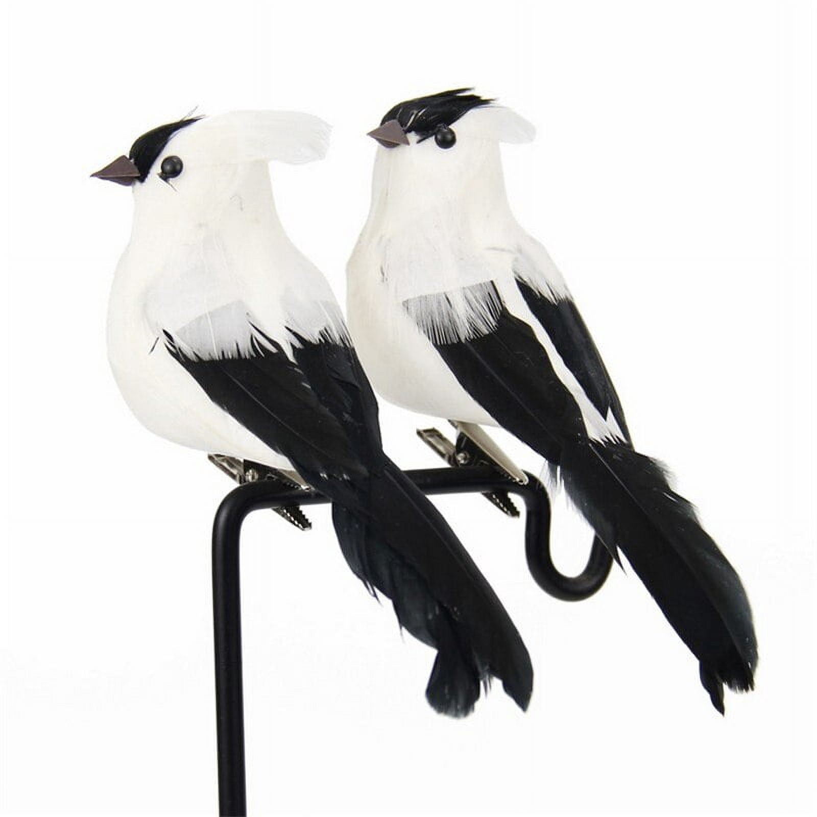 Fuwaxung 1PCS/2PCS Artificial Birds Fake Foam Animal Simulation Feather ...